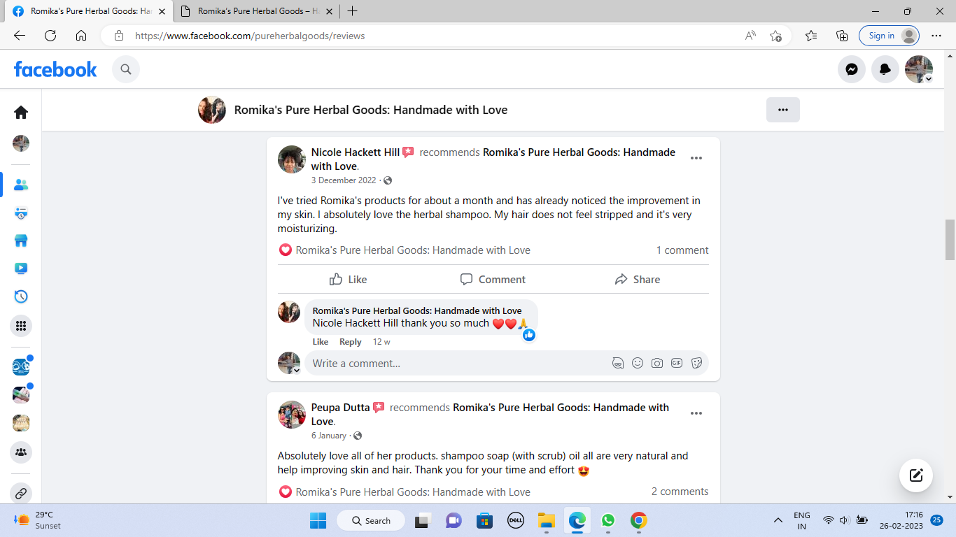 Home - Romika's Pure Herbal Goods