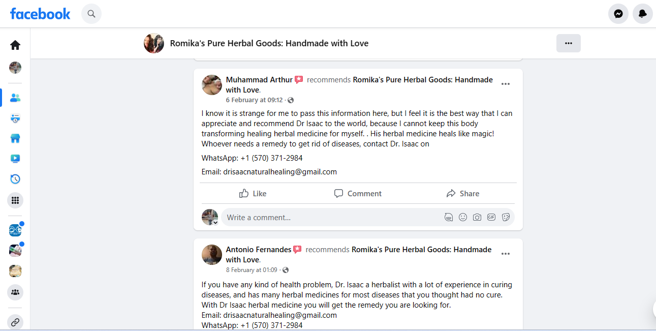 Home - Romika's Pure Herbal Goods